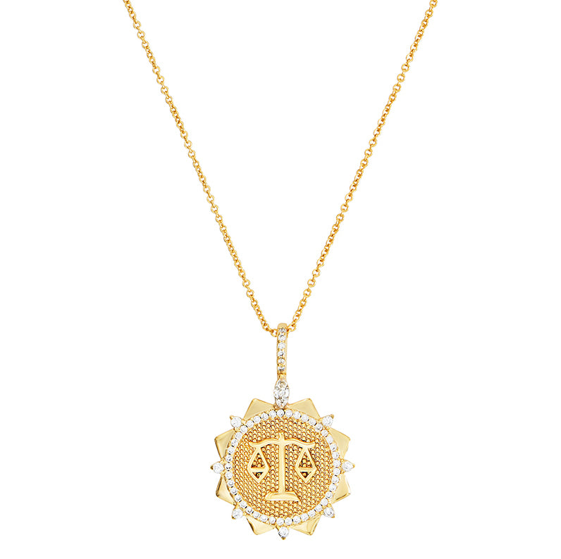Zodiac Sparkle - Libra Necklace – Celeste Starre